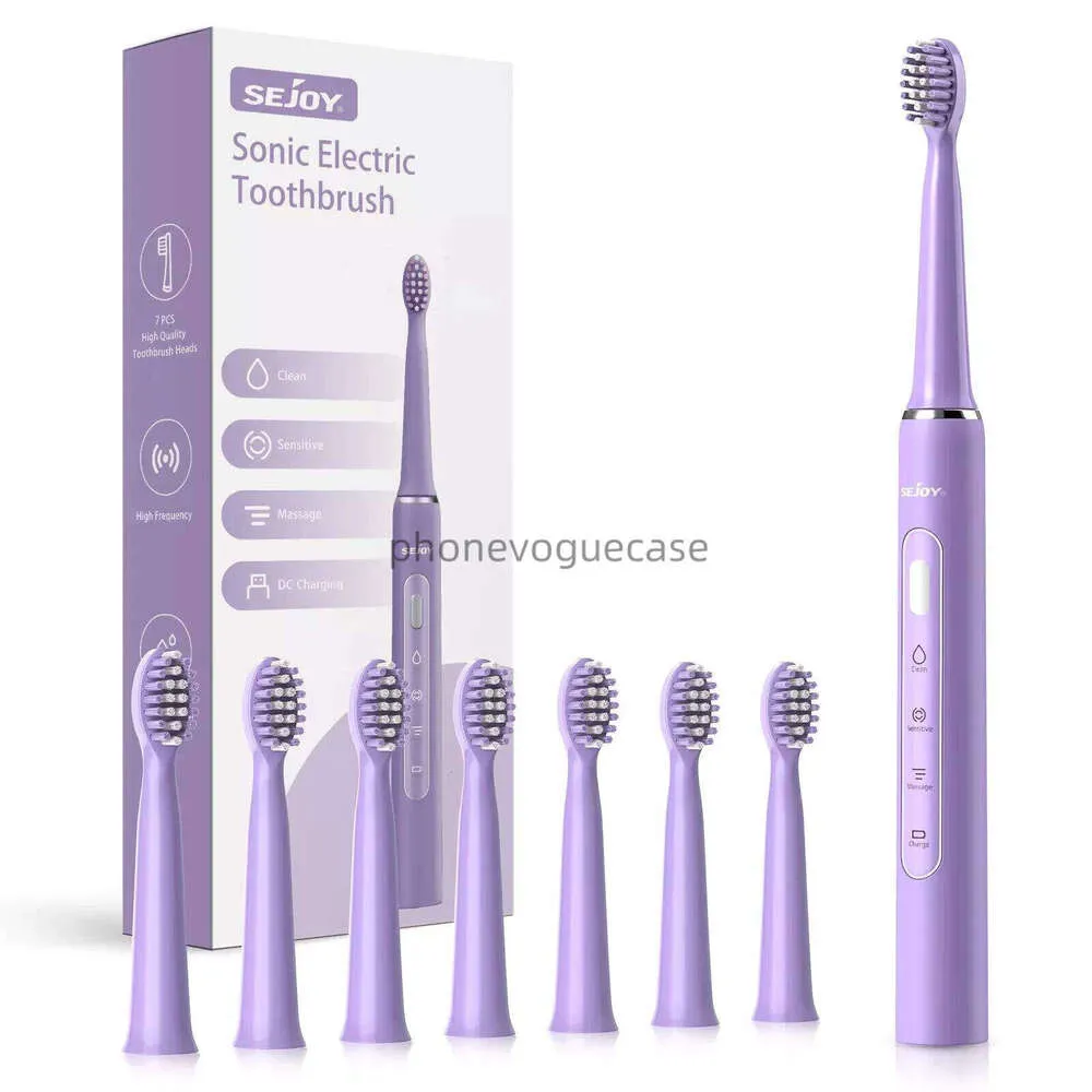 Sonic Electric Toothbrush Set Rechargeable Oral Hygiene Appliance With ...