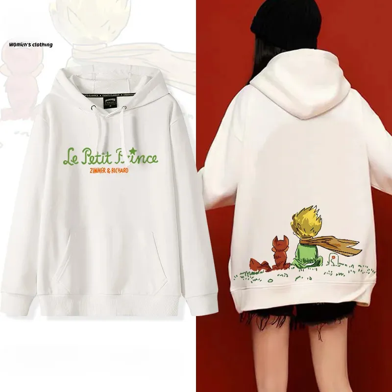 Call Story The Little Prince Sweater Hoodie, Hand-Drawn Cartoon Style ...