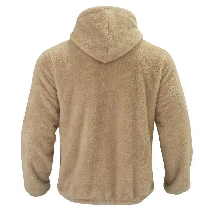 Men's Fashion Bomber Jacket: Doublesided Fleece, Embroidered Flag Label ...