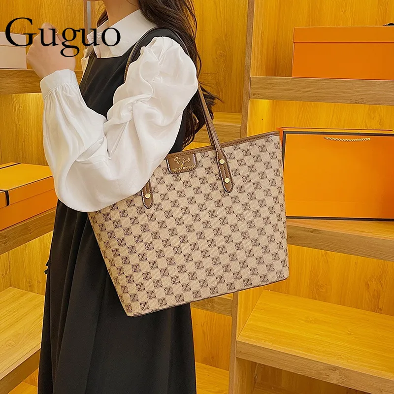 Guguo New Designer Bag Tote Bag Large Capacity Bag Women's Casual ...