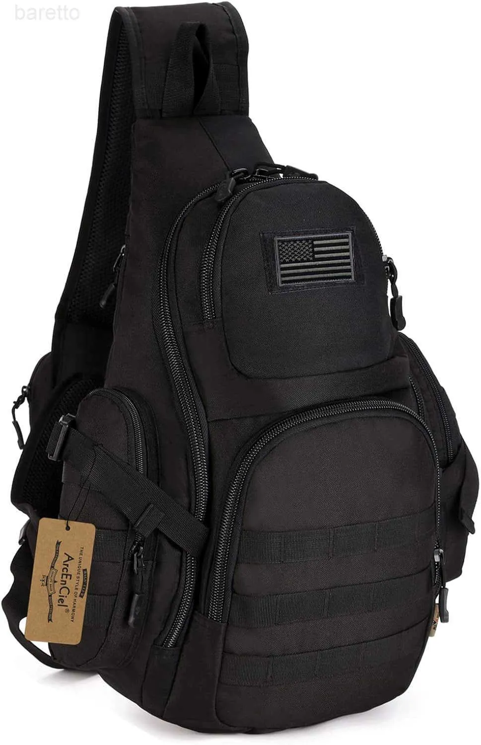 Tactical Sling Pack Military Molle Chest Crossbody Shoulder Bags With ...