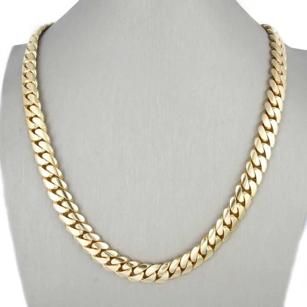2025 New Cubana Hip Hop Jewelry Design Custom Solid 14K Real Yellow ...