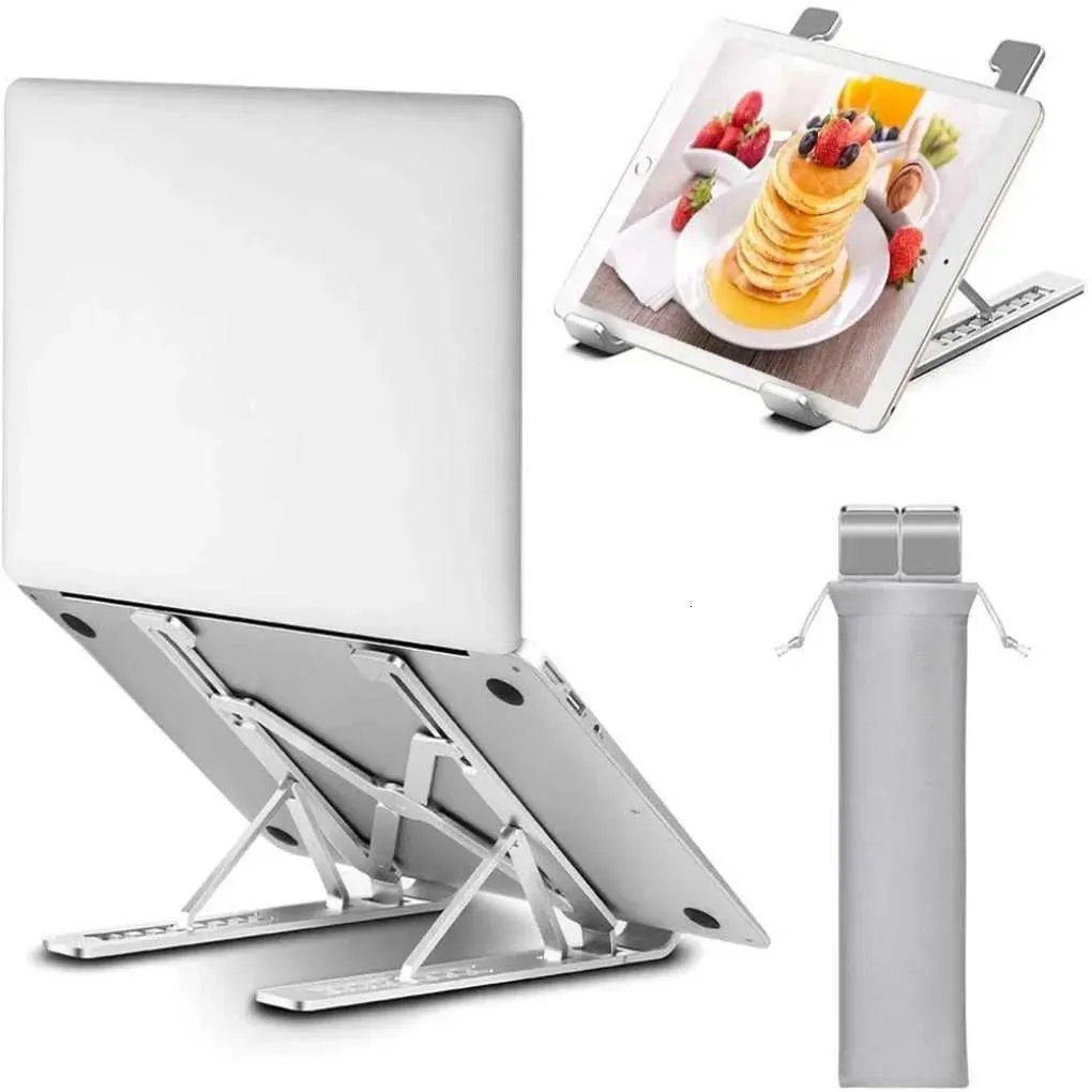 Ergonomic Metal Foldable Laptop Stand With Adjustable Height And Multi ...