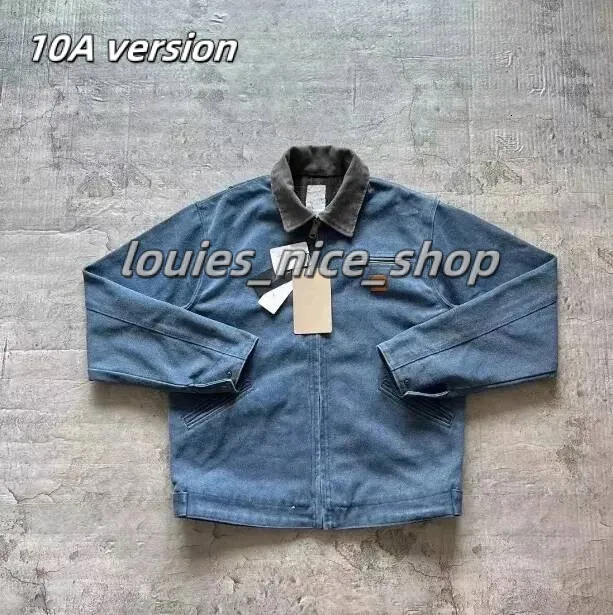 Top Quality 100% Cotton Men's Designer Suede Jacket 25 AAA Carhardt ...