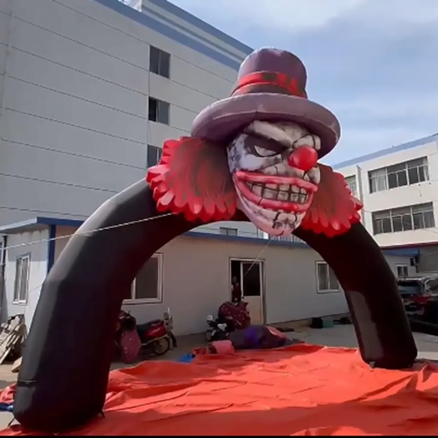 Wholesale Giant Custom Inflatable Clown Gothic Arch For Halloween And ...