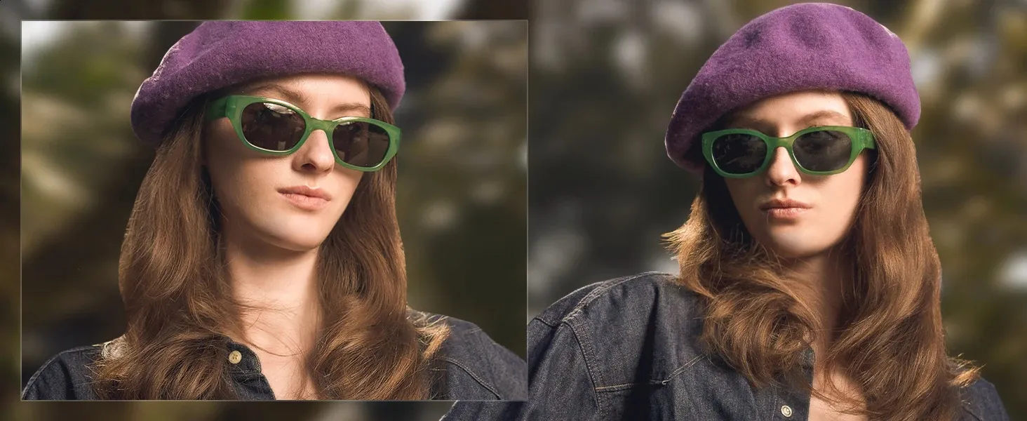 Zenottic Women's Sunglasses Polarized Trendy Cat Eye UV400 Protection ...