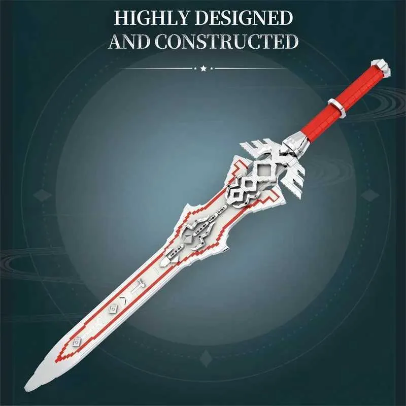 Medieval Wooden Sword Building Blocks Kit Creative... From Schwartz655 ...