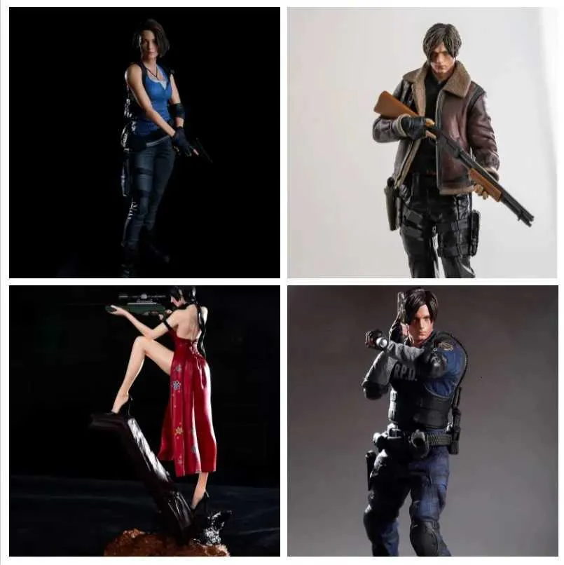Leon Zombie Hunter 12.6 in Resin Anime Figure Boys Collection Action ...