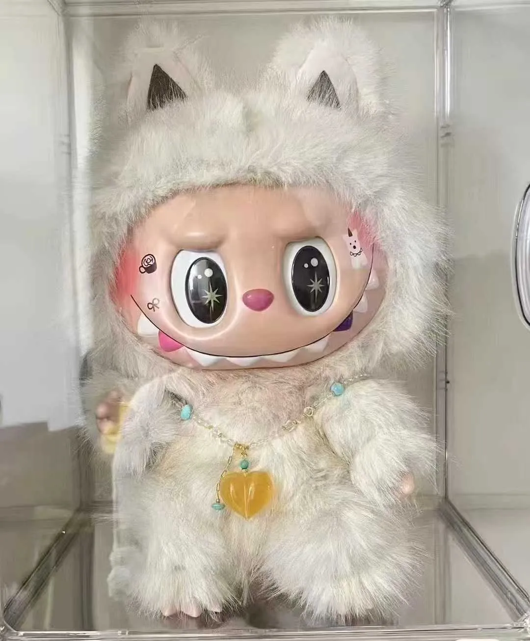 Labubu Big Chief 38cm Bubble Modified Vinyl Design A Friend Doll Trendy Gift For Kids ...