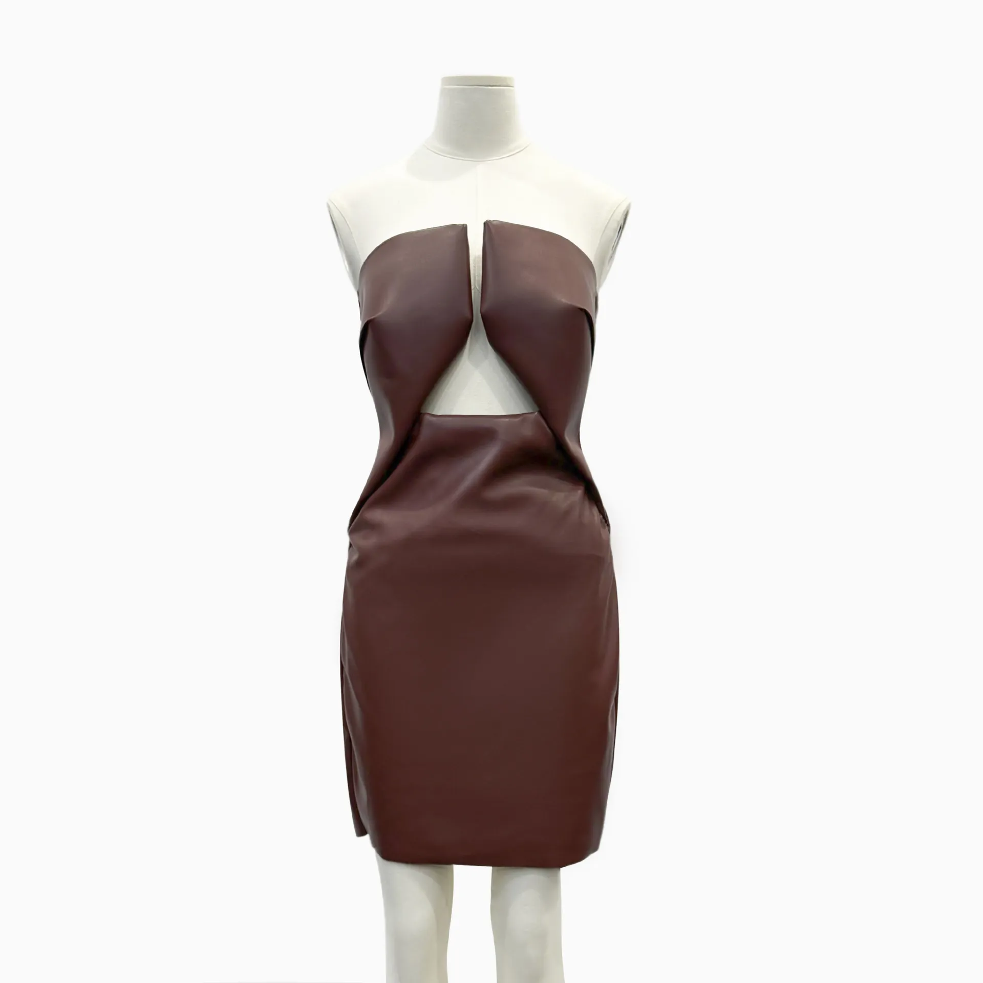 T29028 High Waisted Slim Fit Skirt French Elegant Design With Chest ...