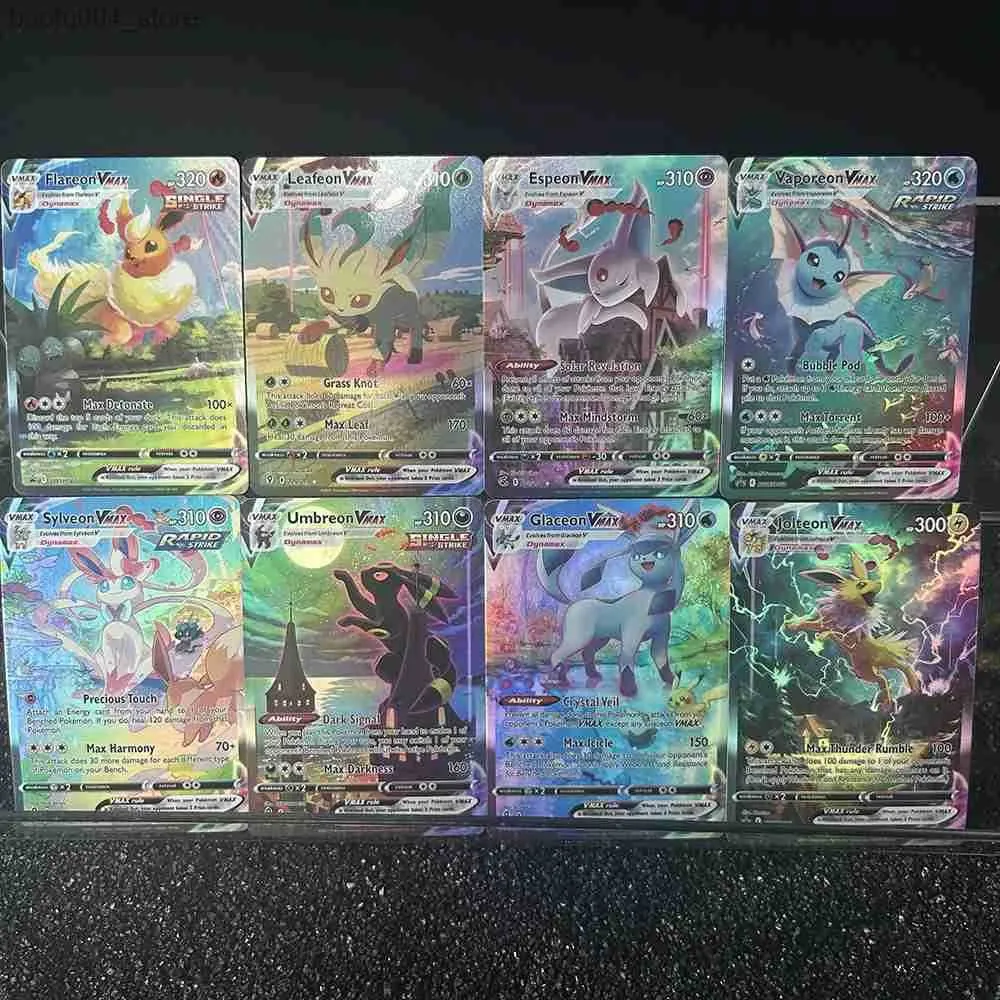 Anime Vmax Collection Pokemon Card Series Eeveelution, Umbreon, Espeon ...