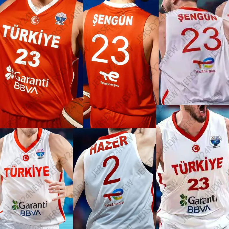 2026 TUR EuroBasket Basketball Tanks Featuring Ercan Osmani, Onuralp ...