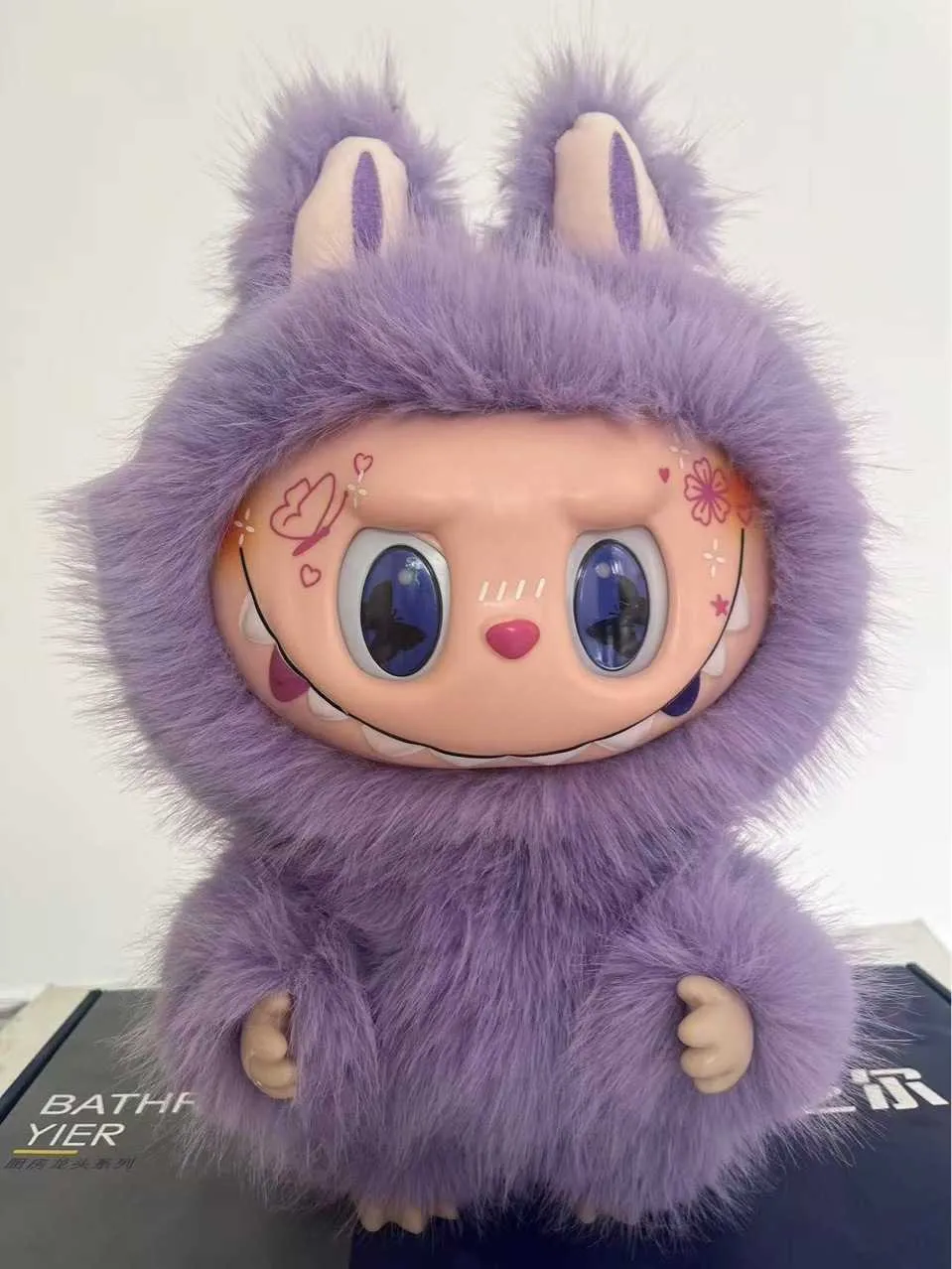 Labubu Angel Vinyl Figure, Labubu Leader 38cm Bubble Modified Doll ...