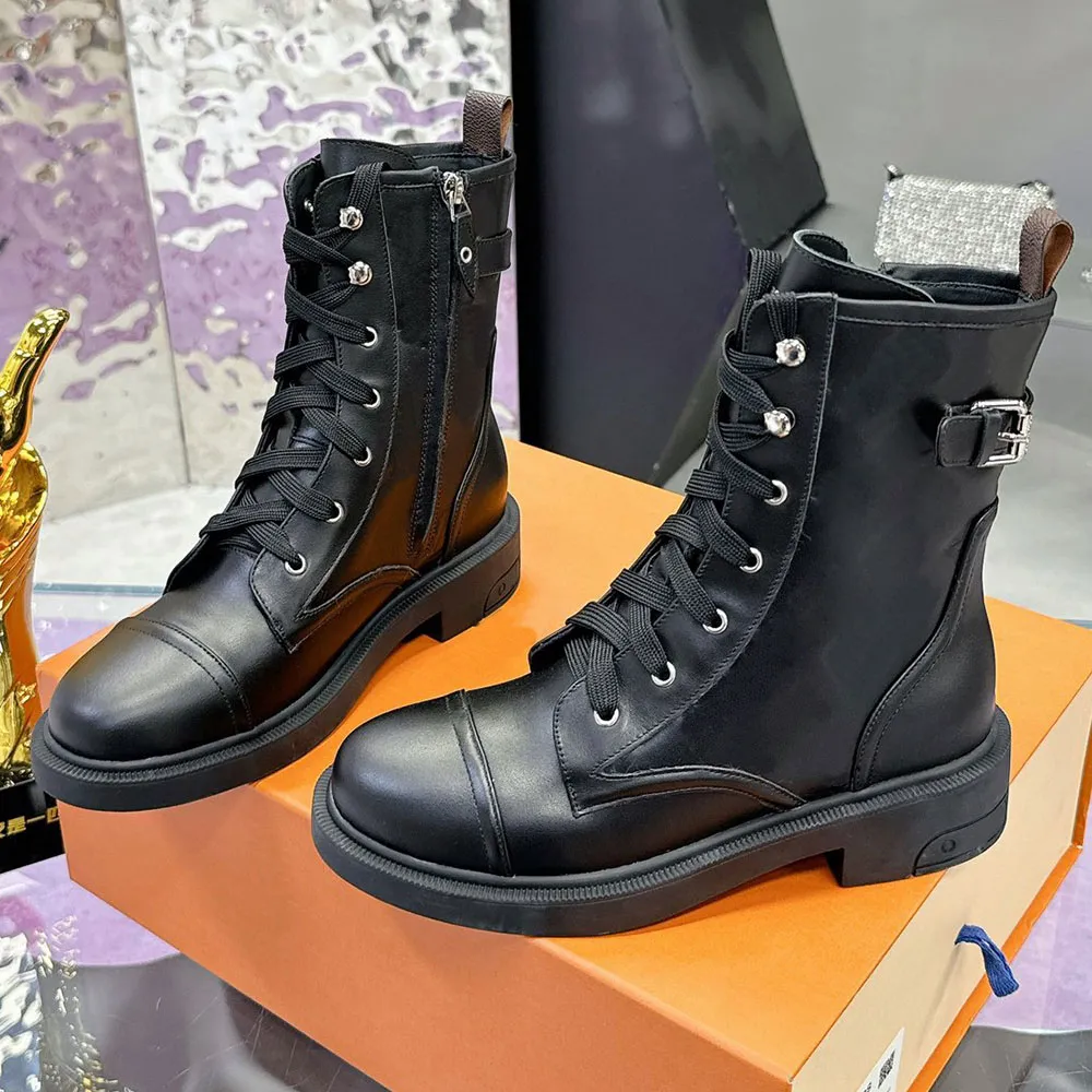 Designer Citizen Flat Ranger Ladies Leather Boots For... From Factory ...