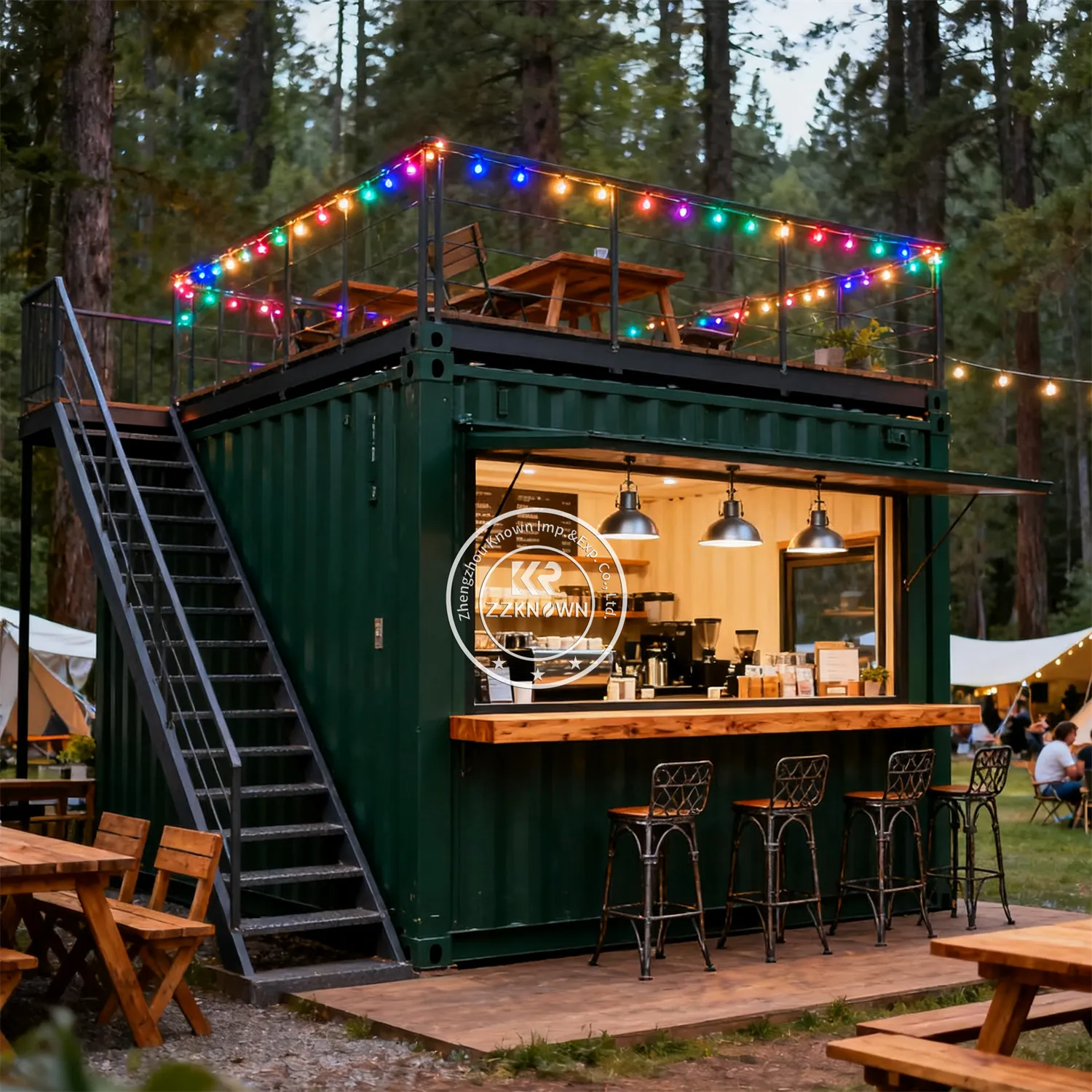 Double Story Outdoor 20ft Storage Container For Bar,... From ...
