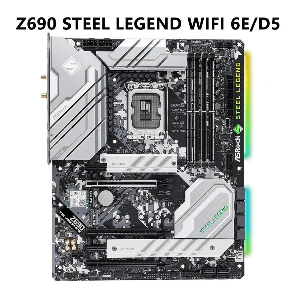 ASROCK Z690 Steel Legend WiFi 6ED5 DDR5 Best Z690 Ddr4 Motherboard For ...
