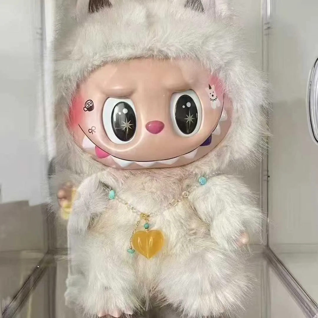 Labubu Big Chief 38cm Bubble Modified Vinyl Design A Friend Doll Trendy ...