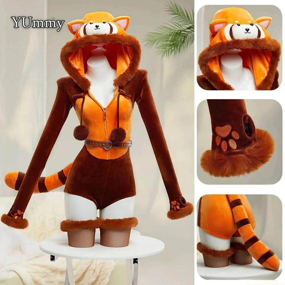 ♦ DHgate Adorable Red Panda Plush Halloween Bodysuit Perfect For ...