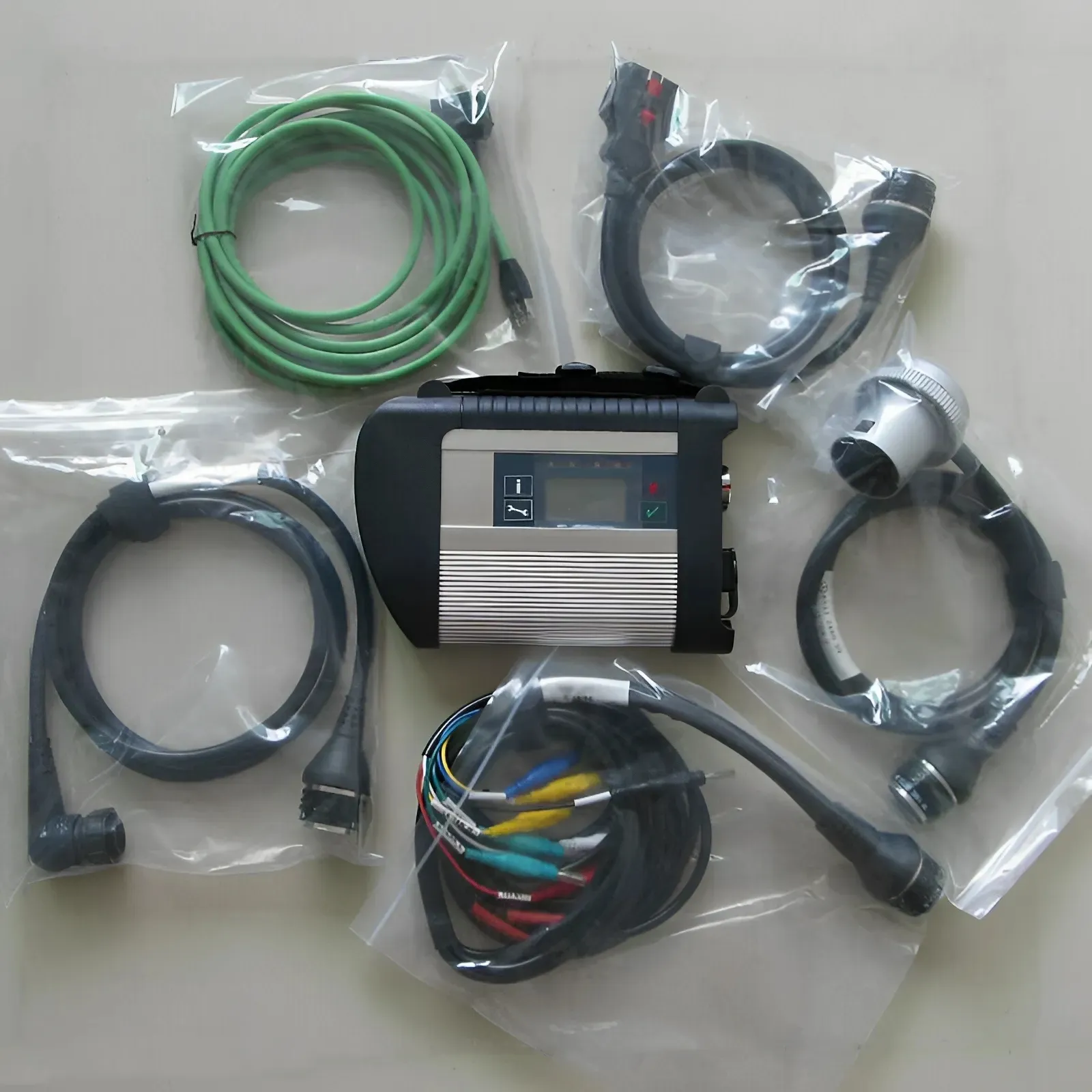 MB STAR C4 SD Connect Multiplexer OBD2 LAN Cables Diagnostic Tool with ...