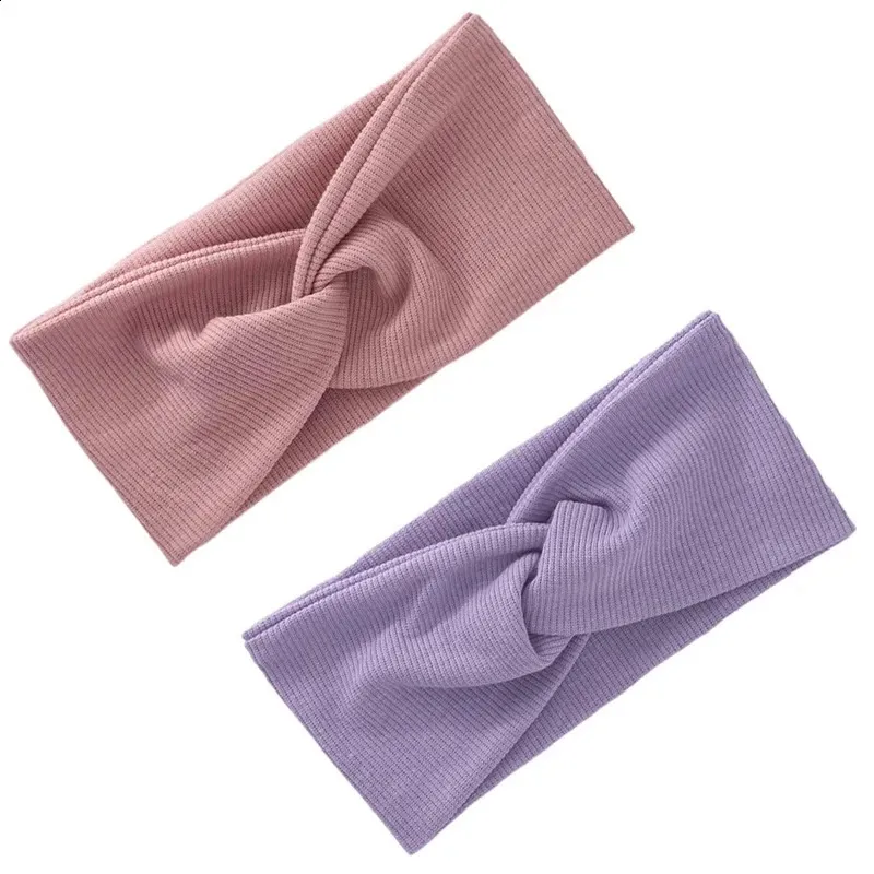 Kids Girl Headbands Hair Accessories, Candy Color, Twisted Knotted Soft ...