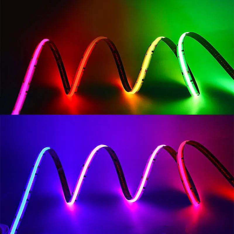 Umlight1688 RGB COB LED Strip Lights High Density 810 840 LEDs/M ...
