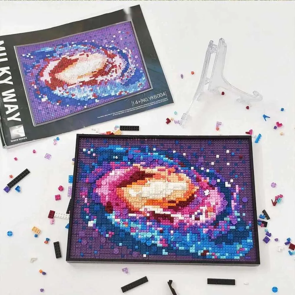 Milky Way Galaxy Building Blocks Set Micro Home Educational Model ...