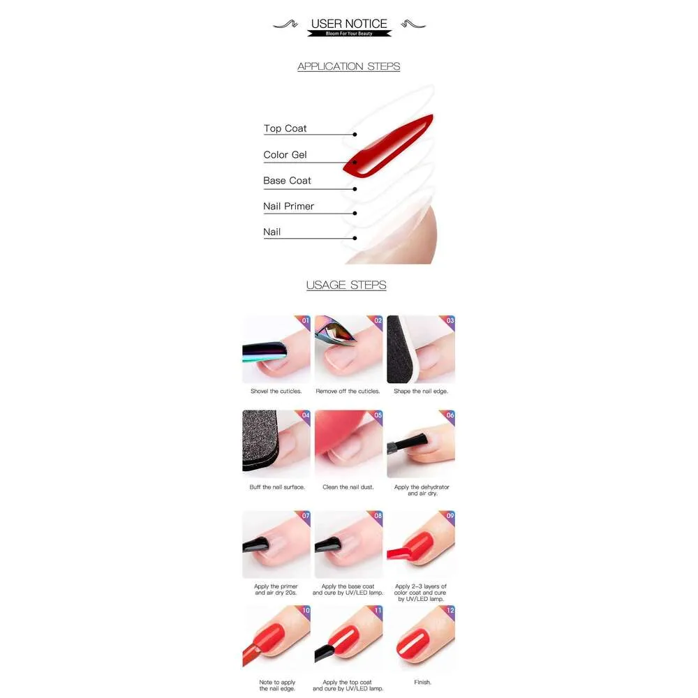 Eleanuos Caramel Polishing Gel Nail Salon Kit, Brown Coffee, Durable ...