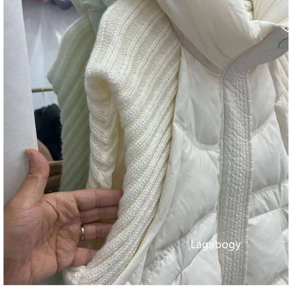 Lagabogy 2025 Winter Women's White Duck Down Sleeveless Warm Puffer ...