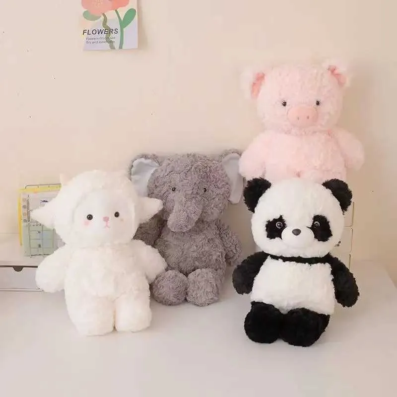28-42cm New Simulation Panda Pig Elephant Doll Stuffed Plush Toy ...