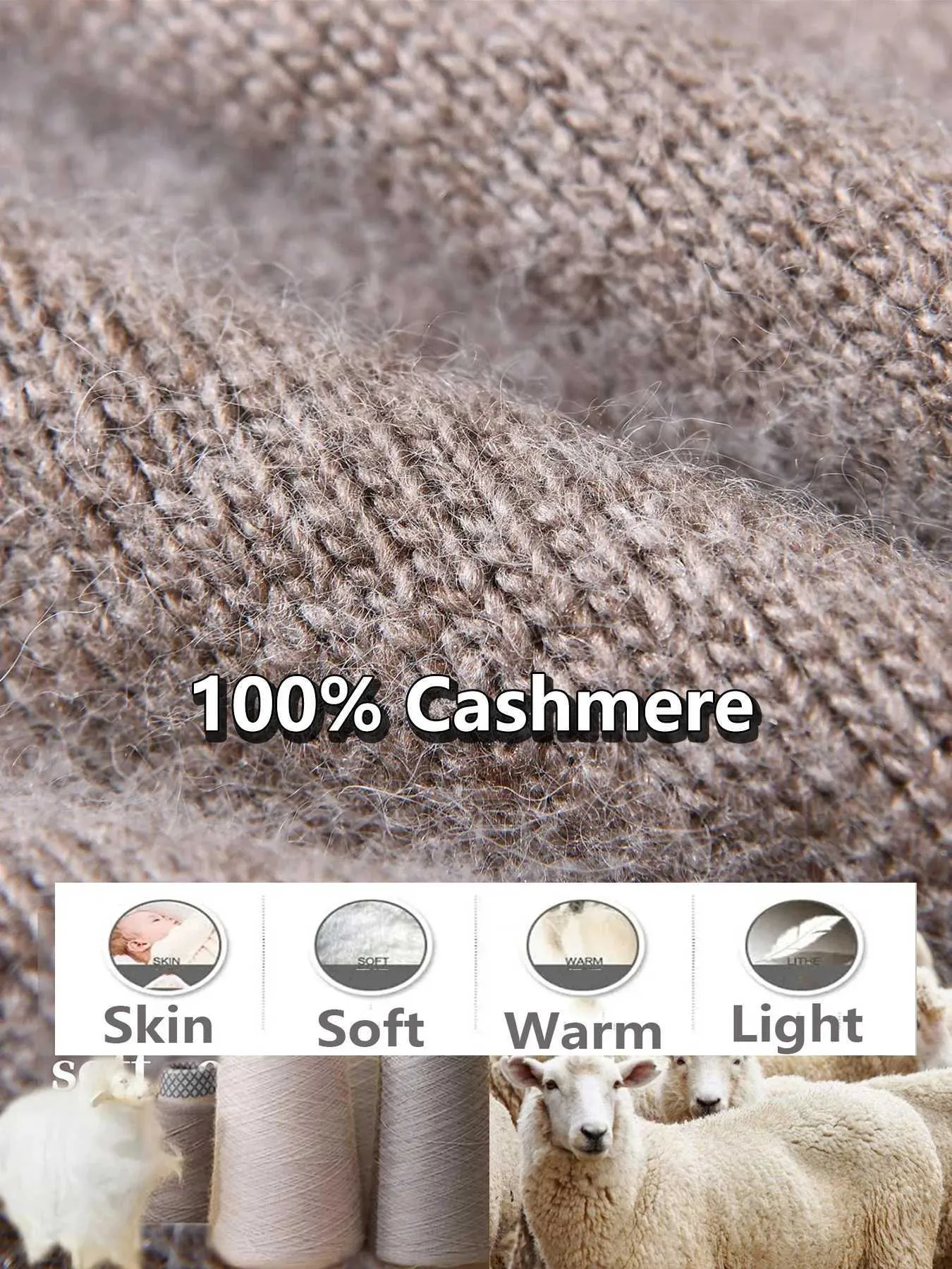Wens Cashmere Beanie Hat Winter Knitted Solid Satin Lined Soft Outdoor ...