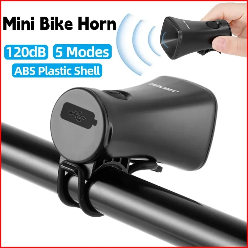 120dB Electronic Wireless Bike Horn With Loud Warning Sound For ...