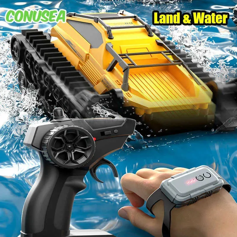 JJRC Q183 Remote Control Tank Car 1:4 Scale Amphibious Electric RC ...