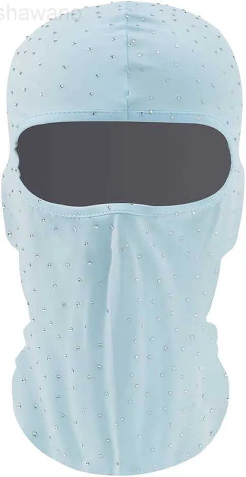 Shiesty Women's Blue Balaclava Mask Ski Mask Bling Sequin Face Mask For ...