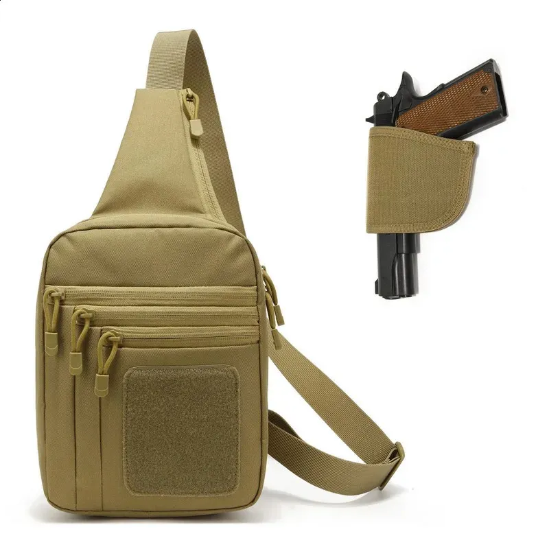Tactical Chest Bag Pistol Holster Concealed Gun Carry... From Topwang09 ...
