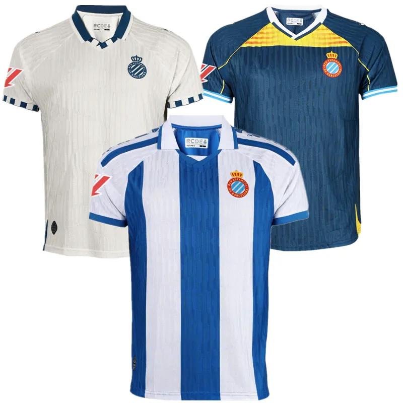 RCD Espanyol Adult Soccer Jersey 2025 Fan Edition Replica Kit ...