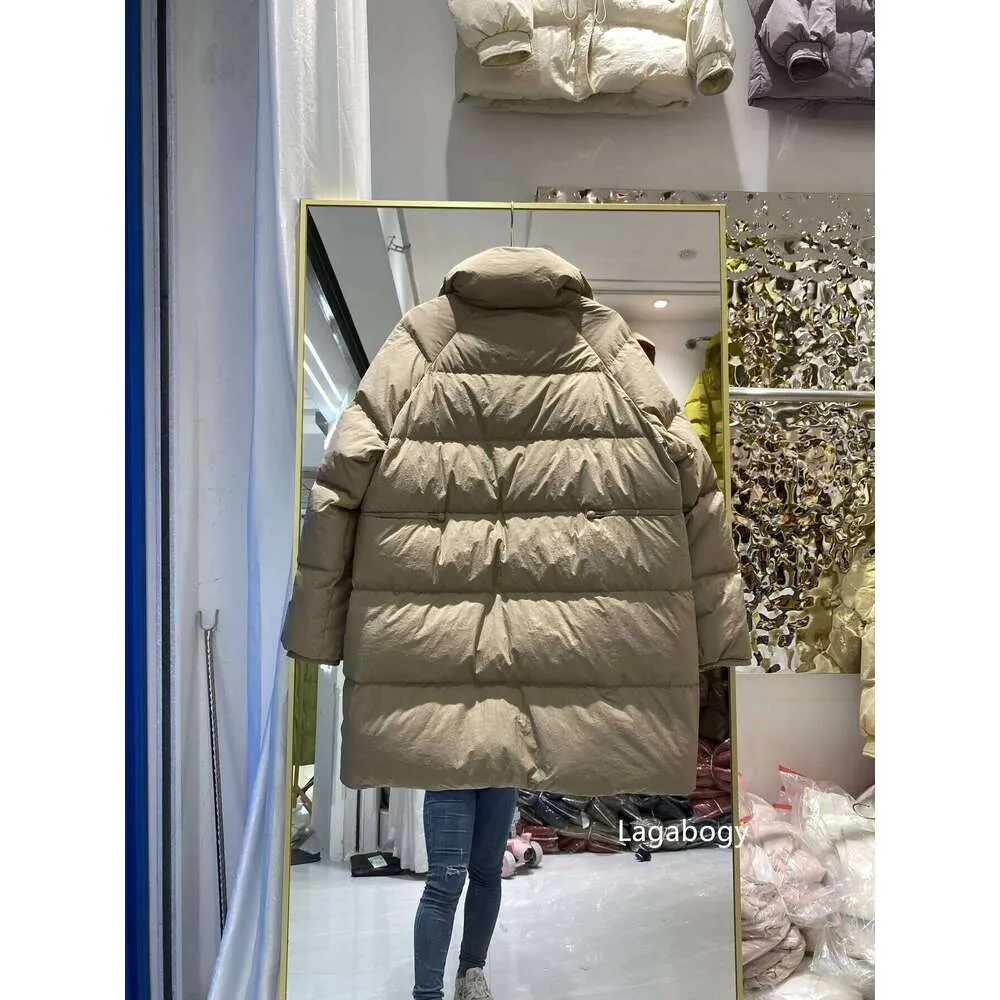 Lagabogy 2025 Autumn Winter Women's Mid-Long Loose Puffer Jacket with ...