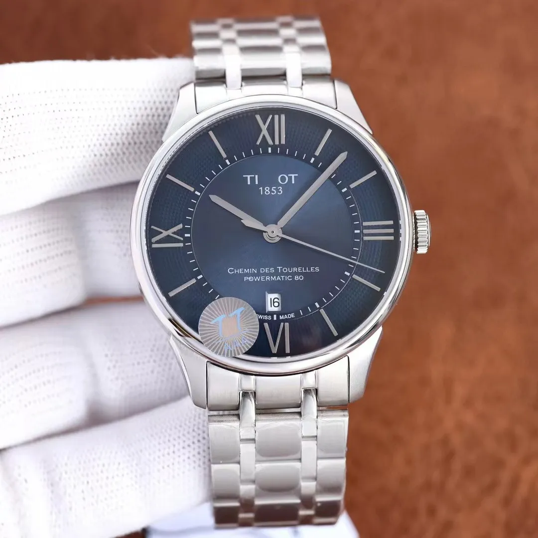 Jason007 Durule Series Men's Automatic Mechanical Watch with Blue Dial ...