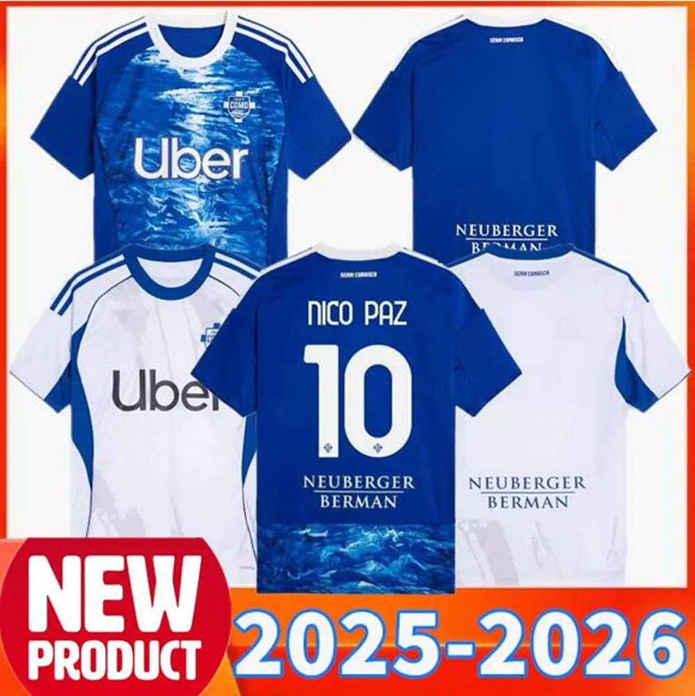 Como NICO PAZ Soccer Jerseys 2025 2026 Mens & Kids Football Kits Home ...