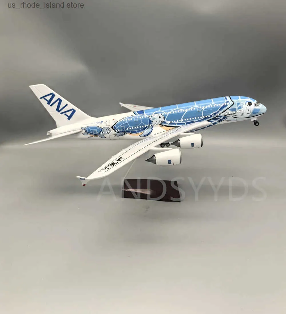 ANA Airbus A380 Model Plane 47CM Diecast Airplane Toy Japan Airlines ...
