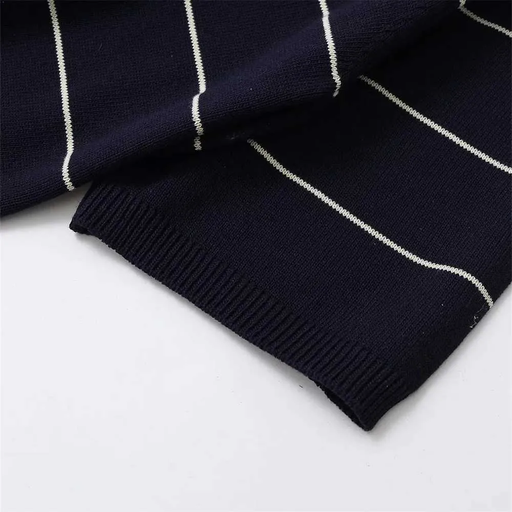 Unizera Women's Knitted Top, Simple Striped Short Sleeve Round Neck ...