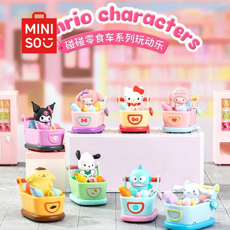 MINISO Sanrio Family Snack Bumper Car Series Blind Box Tide Play ...