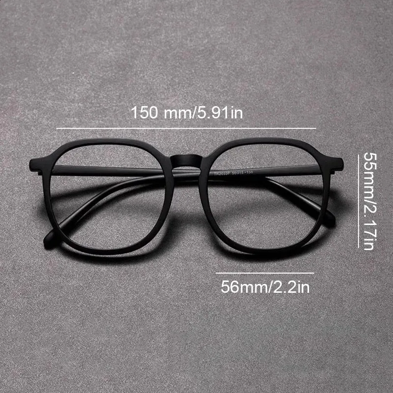 Big Face Oversized Round Glasses For Men Women 150mm Large Optical ...