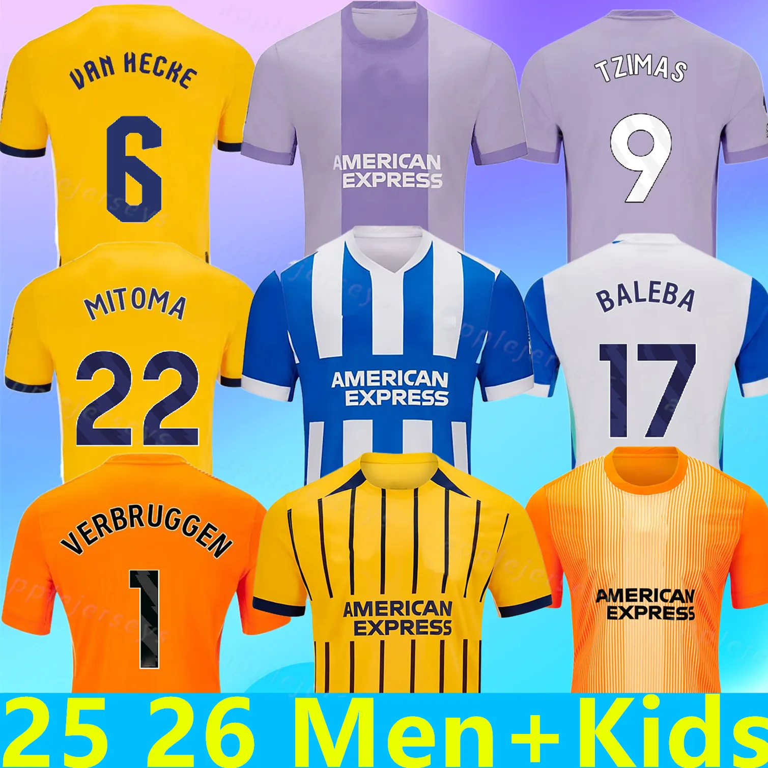 Brighton & Hinshillwood Men's Soccer Kits 25 & 26 With 3R Clubs ...
