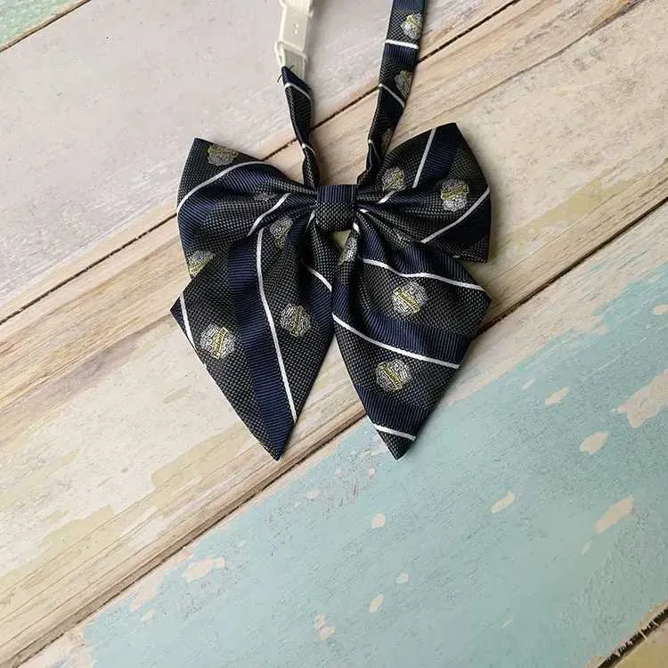 Multi-Colored Striped Bow Collar Flower with Tie, Daily Bow Badge ...