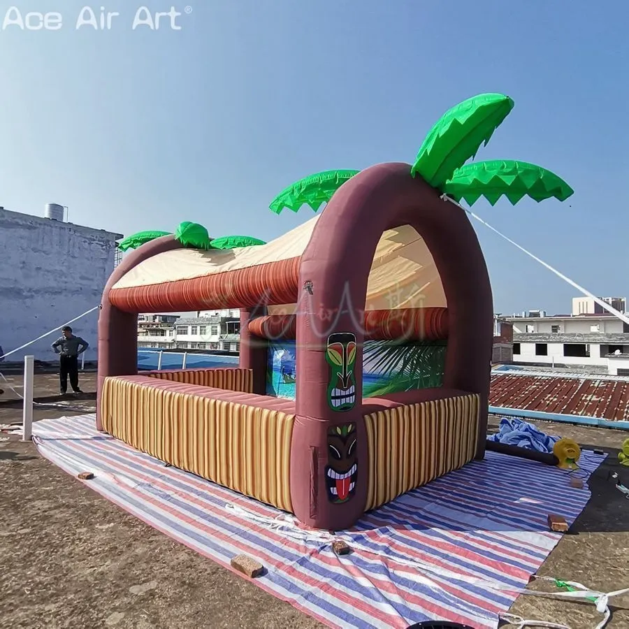 Wholesale Tropic Inflatable Kanaloa Tiki Lounge With Islander Backdrop ...