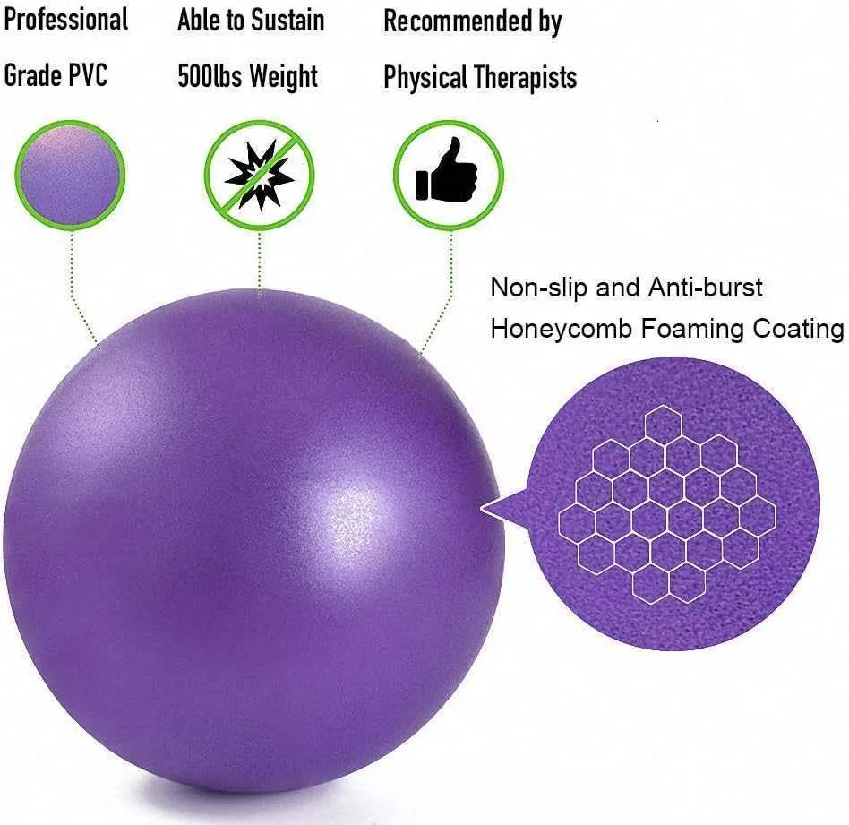 Mini Exercise Balls Professional Grade Anti Burst Heavy Duty And Slip ...