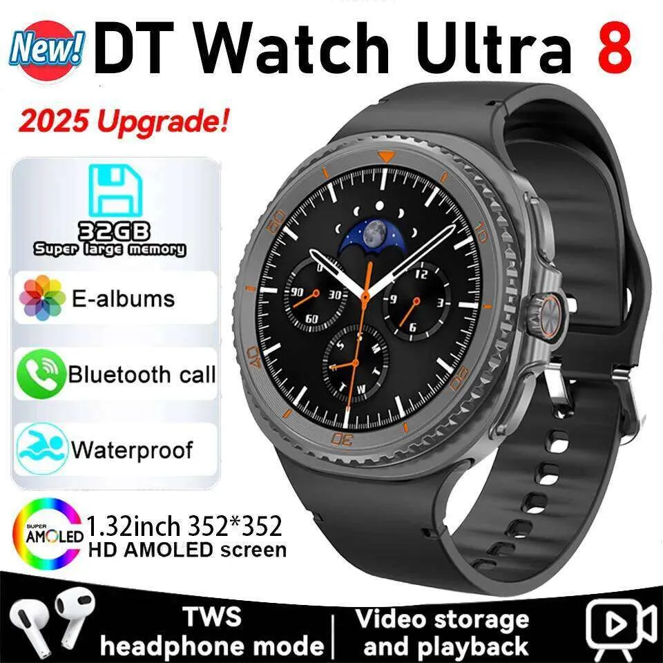 DT Classic Smart Watch AMOLED HD Screen Bluetooth Calls NFC, GPS ...