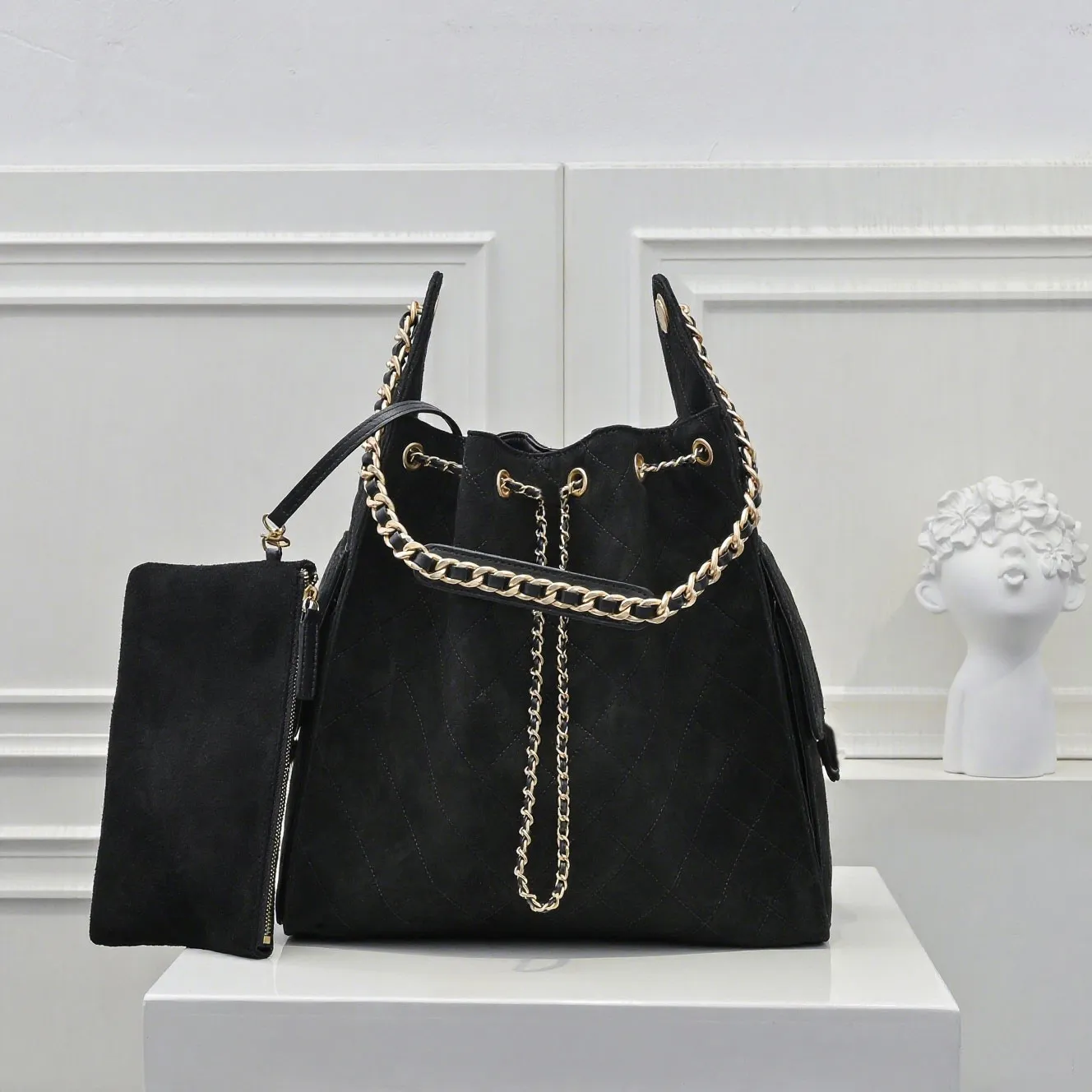 Designer Winter Tote Handbags: 25C Hobo Drawstring Bucket Underarm Hand ...