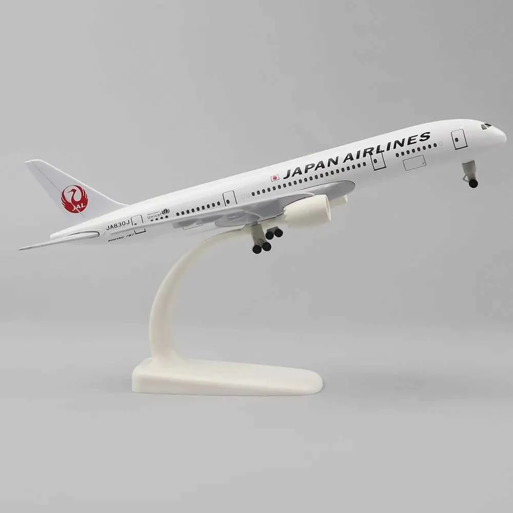 Model Airplane: 20CM Japan Airlines B787 Alloy Diecast Aircraft Model ...