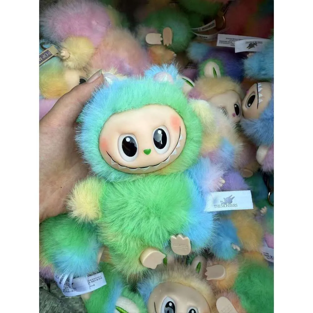 Labubu Plush Popmart Elmo Toys Colorful Heartbeat Blind Box With Vinyl ...